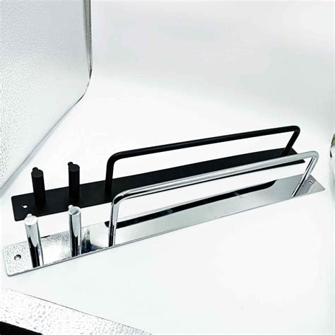 Stainless Steel Towel Rod With Hooks 15 Small Towel Hanger