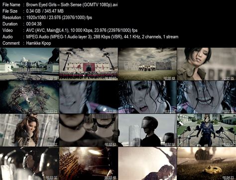 Brown Eyed Girls Sixth Sense Gomtv 1080p Hamkke K Pop