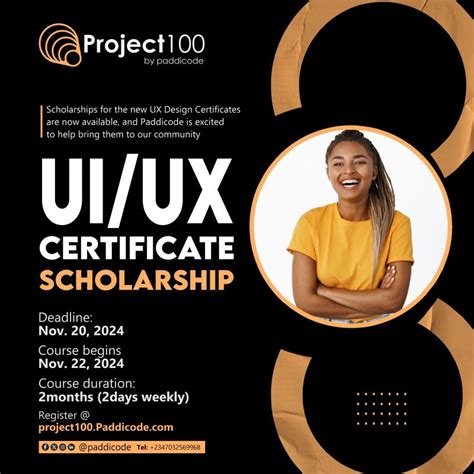 Paddicode Consulting On Linkedin Paddicode Project100 Uxcertificate Scholarship