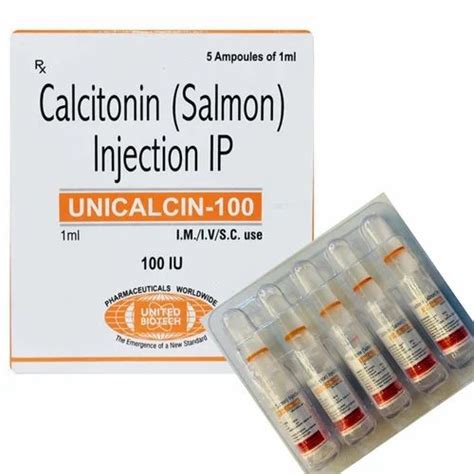 Unicalcin Calcitonin Salmon Injection 100 Mg At Rs 248 Box
