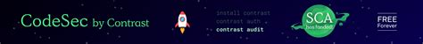 Getting Started With Codesec By Contrast Security