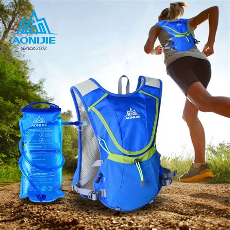 2017 Aonijie 초경량 Mochila 러닝 배낭 야외 스포츠 마라톤 사이클링 하이킹 가방 옵션 15l 수화 물ultra Marathonultra Marathon