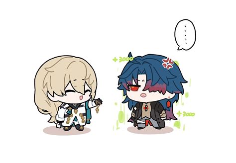 Blade And Luocha Honkai And More Drawn By Omochi Binta Danbooru