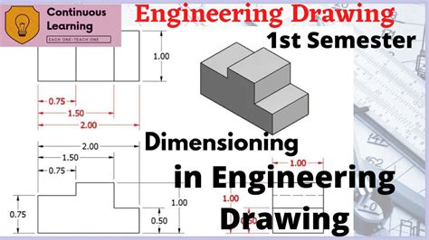 Dimensioning In Engineering Drawing Various Rules Practice Types Aligned And Unidirectional