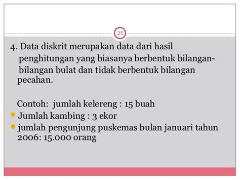 Perbedaan Antara Data Diskrit Dan Kontinu Tamboenman Riset