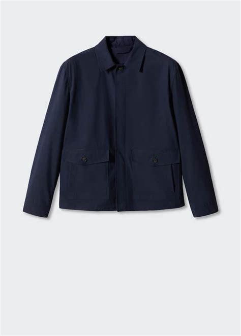 Chaqueta Algodón Ligera Bolsillos Hombre Mango Man México