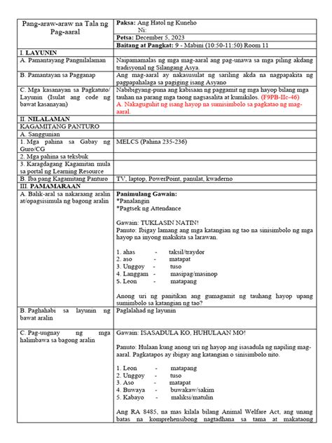 Co Hatol Ng Kuneho Pdf