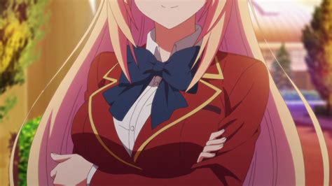 Rule 34 Anime Big Breasts Blonde Hair Bowtie Breasts Classroom Of The