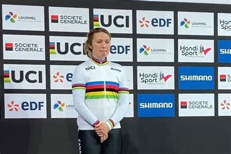 Victoria Bcs Mel Pemble Is A World Champion Womens C3 Scratch Race Cycling Bc