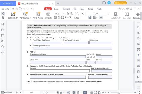 How To Fill Out Form I 693 PDF Step By Step Guide WPS PDF Blog
