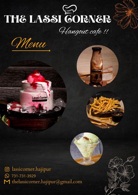 Menu At The Lassi Corner Hajipur