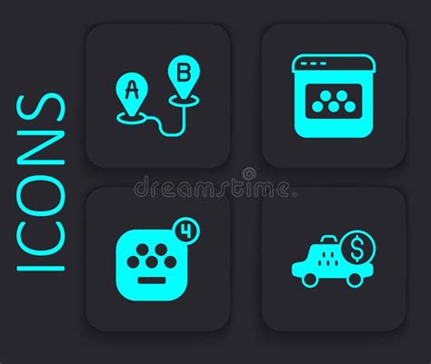 Gps Location Mobile Phone App Button Icon Vector Stock Vector Illustration Of Showing Pointer