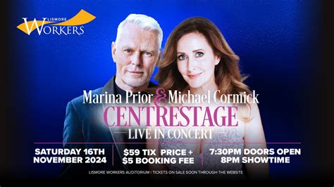 Marina Prior And Michael Cormick Lismore Workers Group Of Clubs