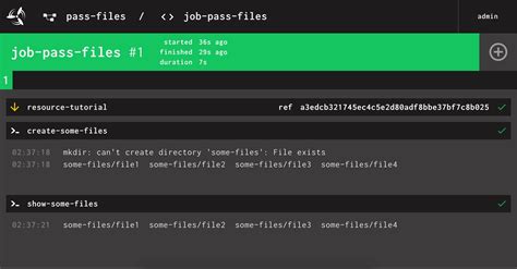 taskのoutputをinputに使う concourse チュートリアル by stark and wayne