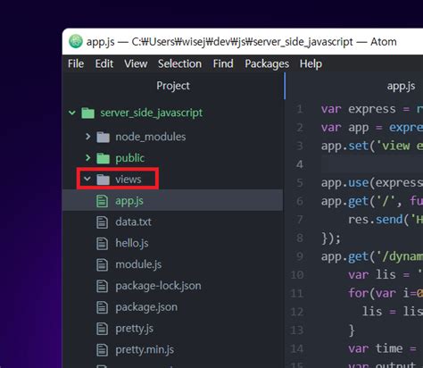 Nodejs Template Engine