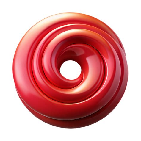Vibrant Rustic Dynamic Rotating Circles Red Swirl Isolated Element Exclusive 60475118 Png