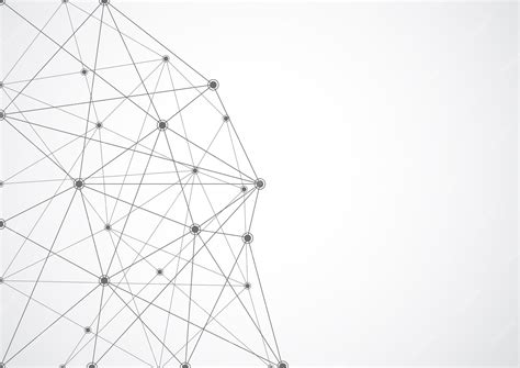 Premium Vector Abstract Connecting Dots And Lines