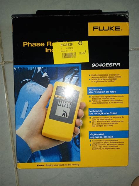 Fluke 9040 Phase Rotation Indicator Commercial And Industrial Industrial Equipment On Carousell