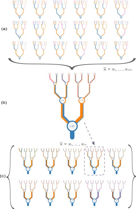 Schematic Illustration Of How A Multiple Decision Trees Are Combined Download Scientific