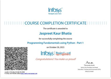 finished programming fundamentals with python part 1 jaspreet kaur