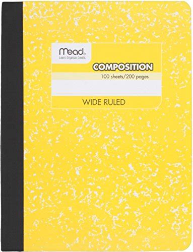 Mead Composition Book 12 Pack Of Wide Ruled Composition Notebooks