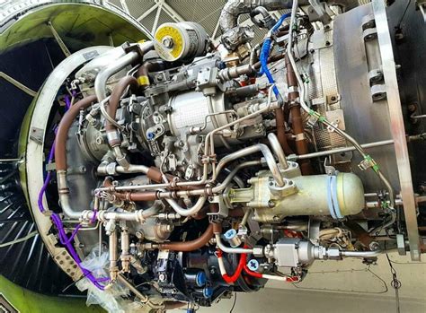Engine Ge Cf34 3b هندسة صيانه الطائرات B1 And B2