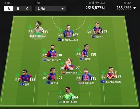 바르셀로나 레전드 영입했씁니다 Ea Fc 온라인 에펨코리아