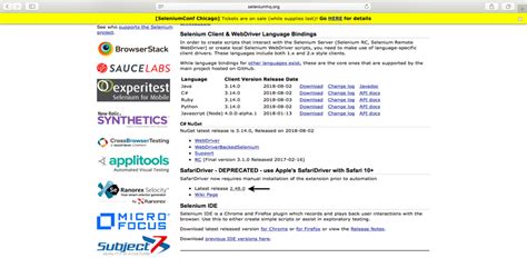 Selenium Webdriver Running Test On Safari Browser Online Tutorials