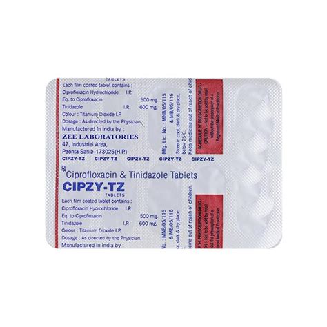 Buy Cipzy Tz Tablet 10s Online At Upto 25 Off Netmeds