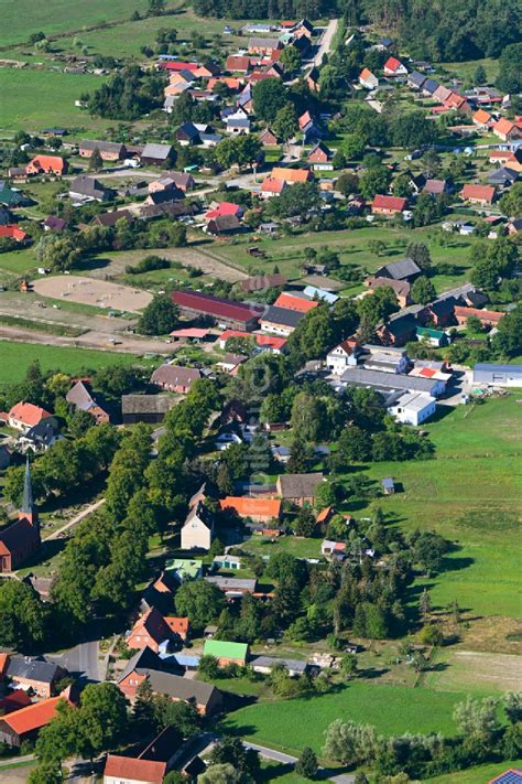 Blievenstorf Aus Der Vogelperspektive Dorfansicht In Blievenstorf Im