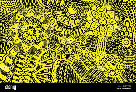 Tribal Flower Pattern