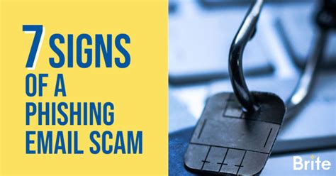 7 Signs Of A Phishing Email Scam Blog Brite