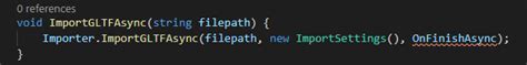 Async Sample Code Has A Bug Issue 69 Siccity GLTFUtility GitHub