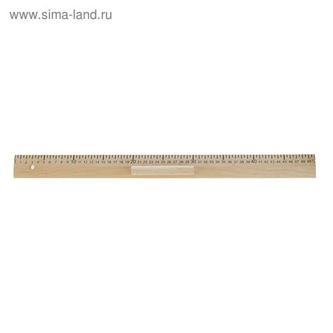 Линейка для школьной доски (классная) 50 см, деревянная, Россия ...