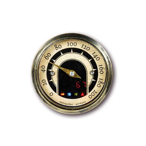 Motogadget Analog Speedo Mst Vintage With Brass Ring Buy Cheap Fc Moto