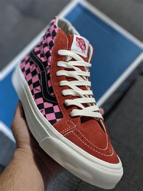 Vans Vault Og Sk8 Hi Lx Suede Canvas Bossa Nova Marshmallow Mens