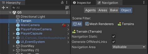 Unity Tutorials VG2 Quest 5 AI Navmesh