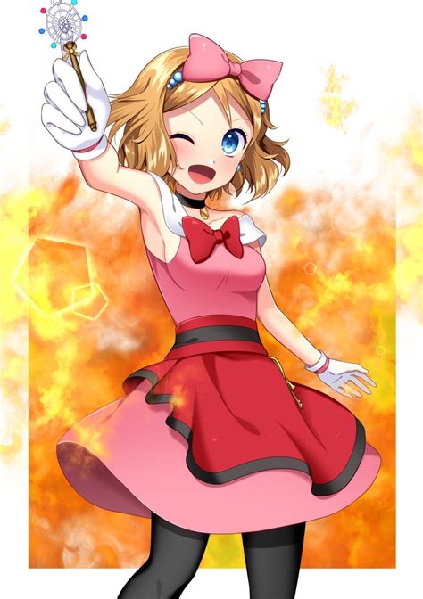 Get Inspired By The Stunning Looks Of Pokemon Cute Serena In The Battle
