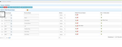 Usability 8001 Processactivities On Removing 3 Columns In A Page And Clicking On New Button