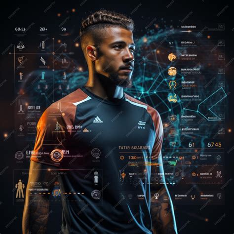 Premium Photo Concept Of Ai Powered Sports Analysis With Computer Ai