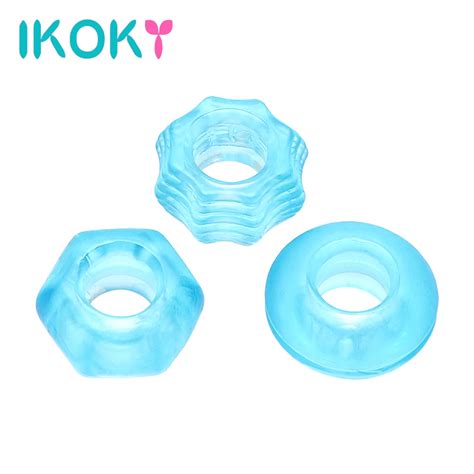 Buy Ikoky 3pcsset Penis Rings Delay Ejaculation Penis