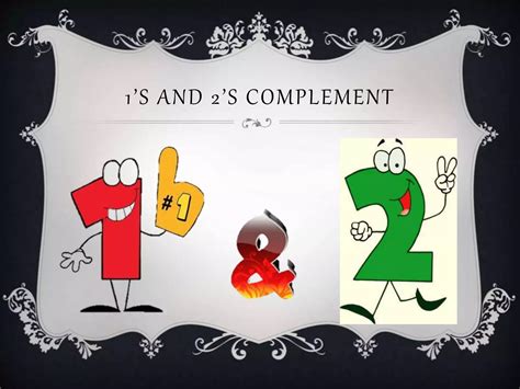 1 S And 2 S Complement PPTX