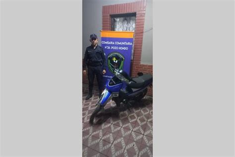 Efectivos De La Policía Recuperaron Una Moto Robada Nuevo Diario Web