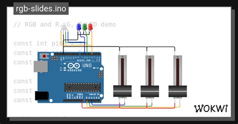 Rgb Slides Ino Wokwi ESP STM Arduino Simulator