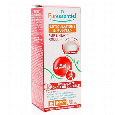PURESSENTIEL Roller Pure Heat Articulations Et Muscles Roll On 75ml