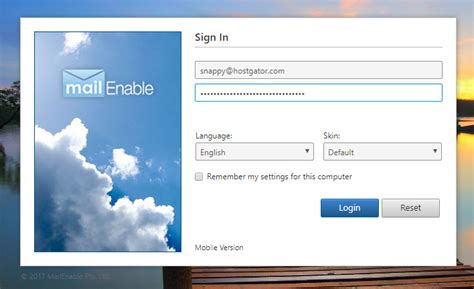 showing email headers in mailenable