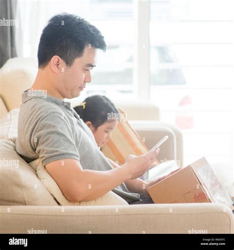 Man Scanning QR Code Stock Photo Alamy