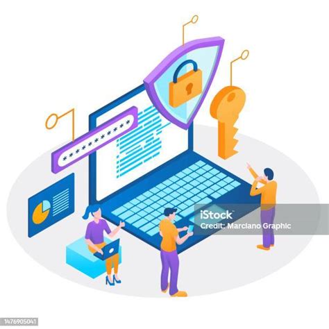 Infographic Banner With Hero Protect Data And Confidentiality Safety