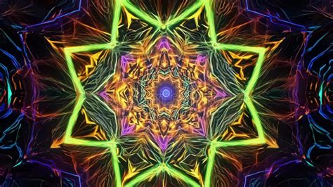 A Symphony Of Colors And Shapes All Originating From A Single Fractal Seed Expanding And