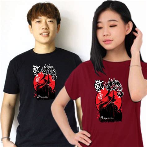 Jual Kaos Dewasa Cewek Cowok Bushido Samurai Shopee Indonesia